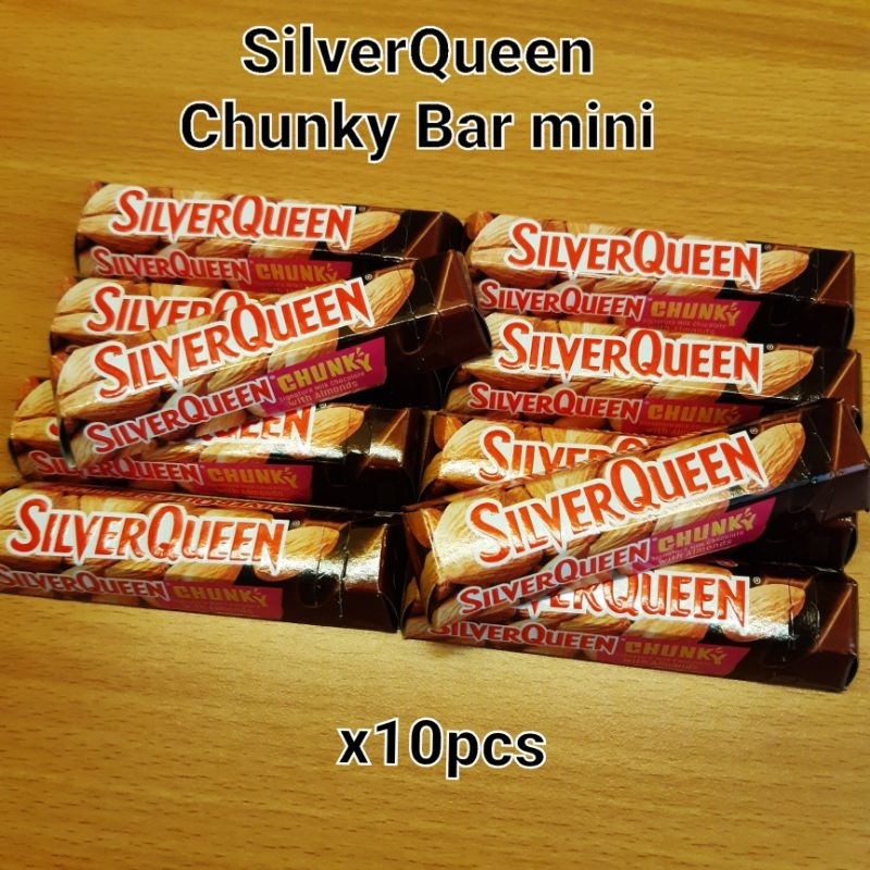 Jual SilverQueen Chunky Bar Mini x10pcs New Produksi [exp.02 Jan 2026 ...