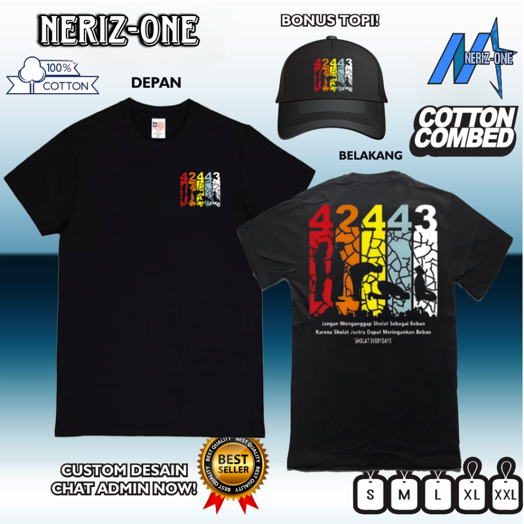 Jual KAOS DESAIN ISLAMI 42443 JANGAN MENGANGGAP SHOLAT SEBAGAI BEBAN ...