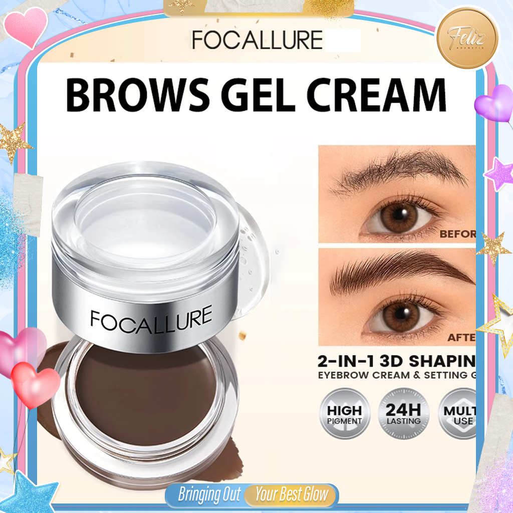 Jual * FELIZ * (FA23) FOCALLURE Brows Gel Cream 2.5gr | Shopee Indonesia