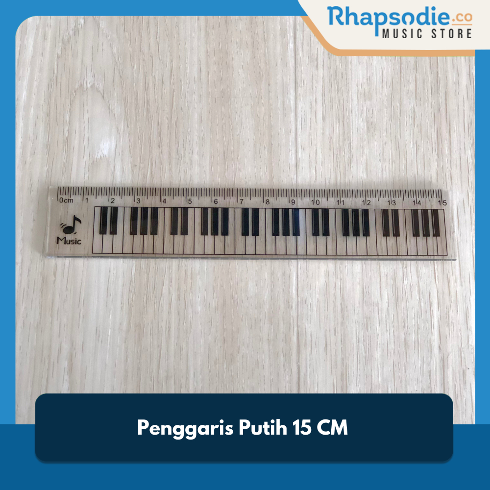 Jual Penggaris Putih 15 CM | Shopee Indonesia
