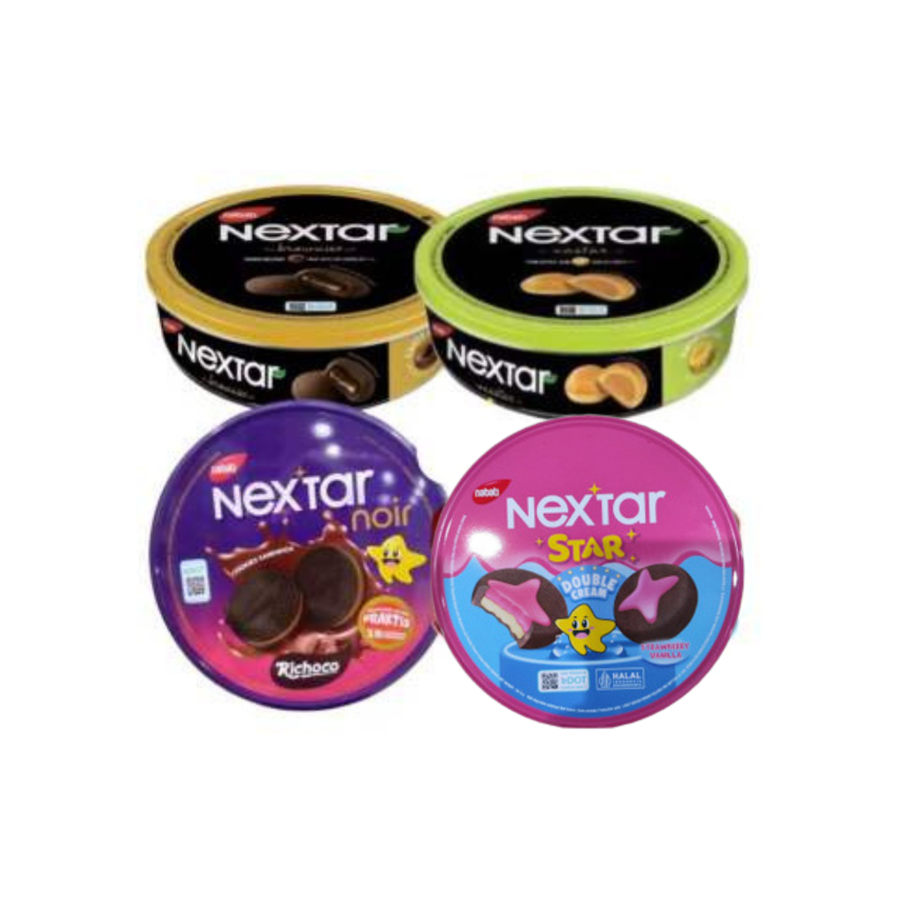 Jual Lezatoz_Genz Nextar Kaleng Cake Cookies Lembut Star Noir Brownis ...