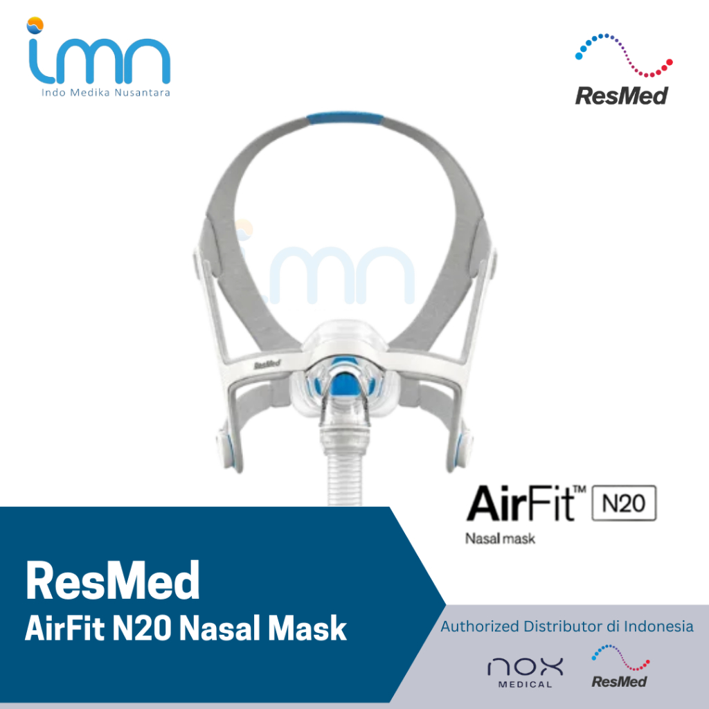 Jual ResMed AirFit N20 Nasal Mask - Masker Terapi CPAP | Shopee Indonesia