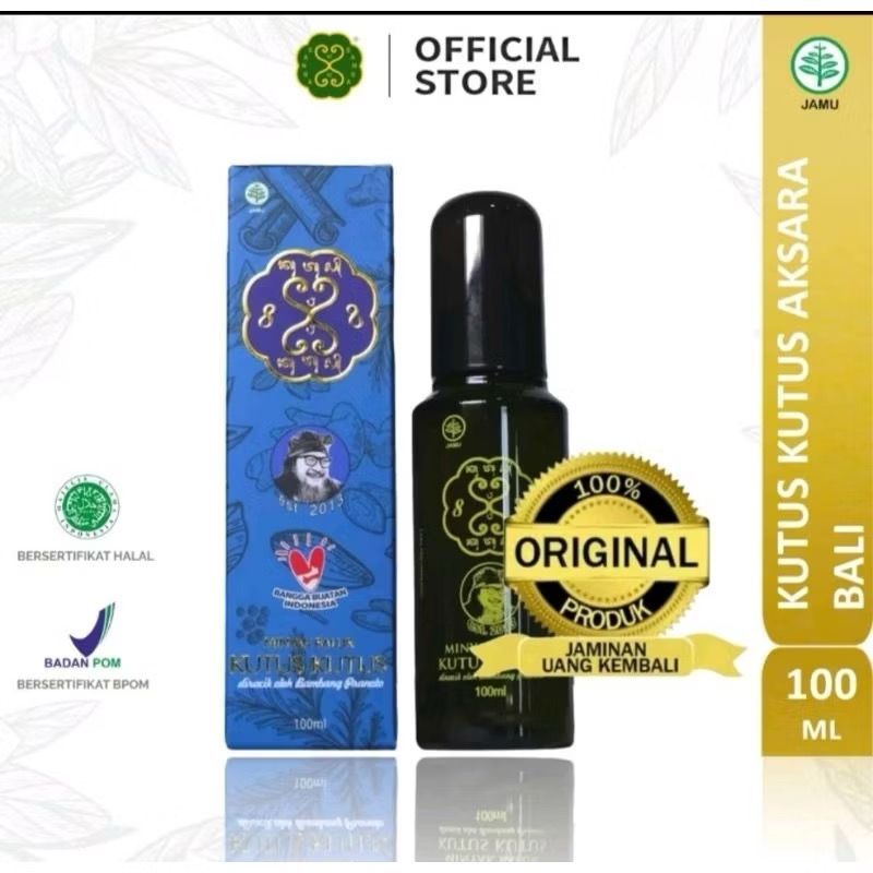 Jual Minyak Kutus-Kutus Herbal Asli Bali Kemasan Aksara Bali Terbaru ...