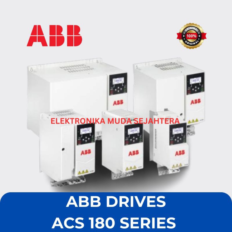 Jual Inverter ABB 0.37kW / 0.5HP (HD) 220V / VFD ABB / VSD ABB / ACS180-04S-03A7-1 | Shopee ...