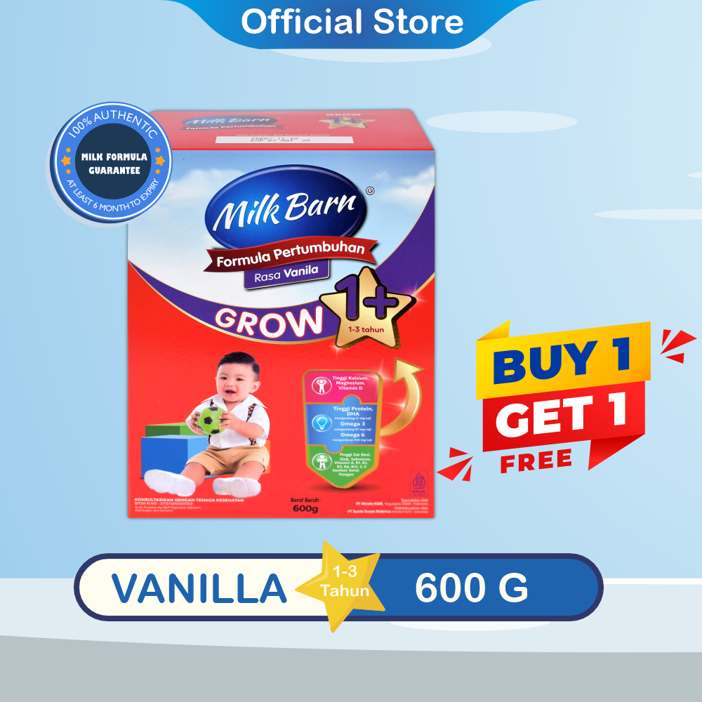 Jual Milkbarn Grow 1+ Susu Pertumbuhan untuk anak usia 1-3 Tahun 600 gr ...