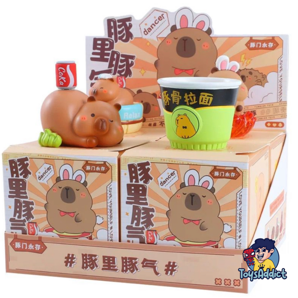 Jual Capybara Dolphin Style Figure Blind Box Mystery Box / Capy Bara ...