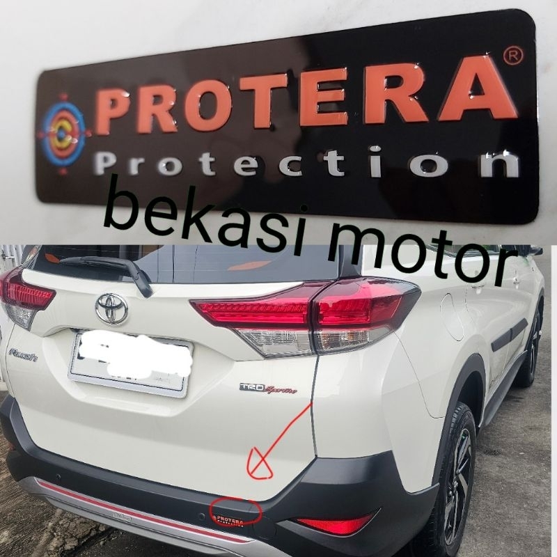 Jual PROTERA logo sticker emboss emblem protera original avanza xenia luxio granmax sigra calya ...