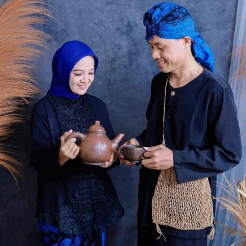 Jual Baju adat baduy warna hitam bahan katun tenun tradisional | Shopee ...