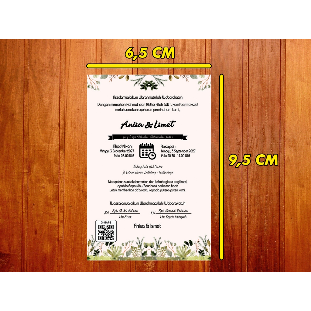 Jual Undangan Pernikahan MINI KOPI [45 pcs] ( KM-04 ) | Shopee Indonesia