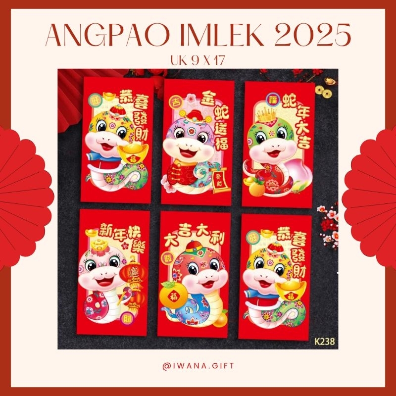 Jual Angpao Imlek Shio Naga 2025 / Hong Bao Imlek Shio Naga 2025 ...