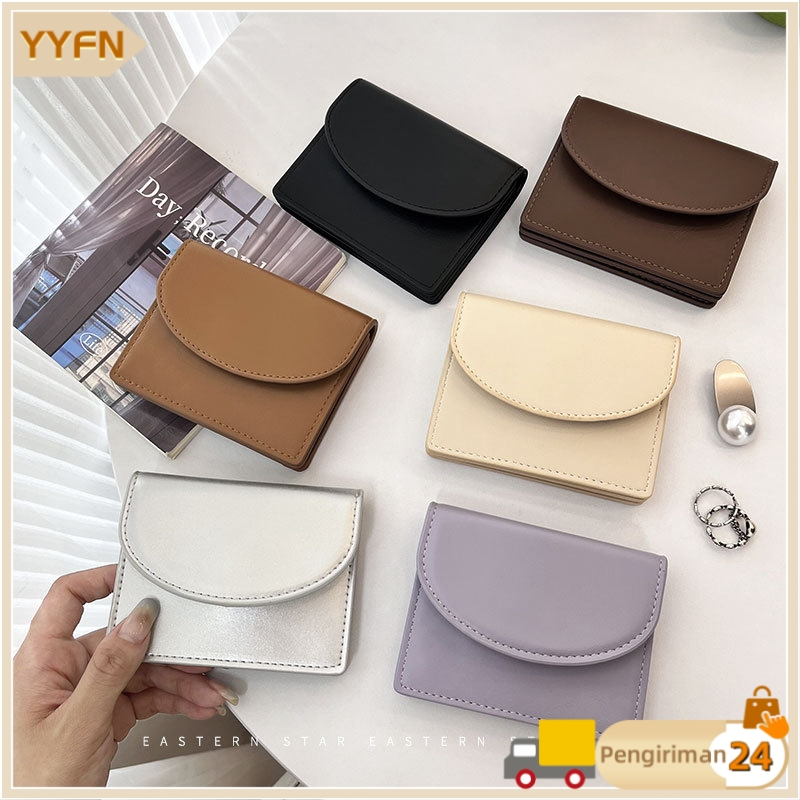 Jual 【Ready】Dompet Mini Korean/Dompet Kartu Wallet Wanita Lipat Kecil/PU Leather DOMPET KOIN ...