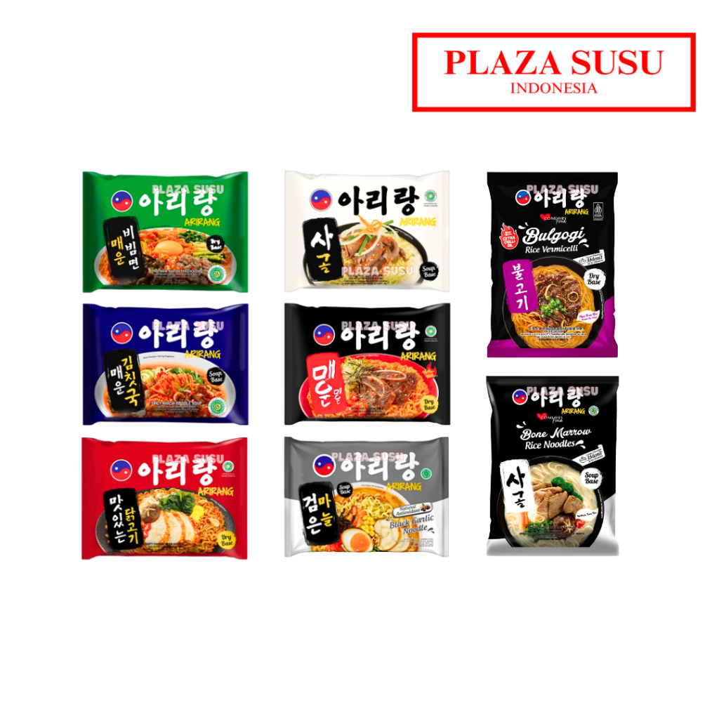 Jual INSTAN NOODLES ARIRANG MIE KOREA EXTRA HOT BLACK GARLIC BONE ...