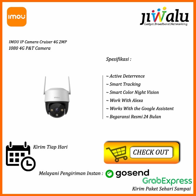 Jual IMOU Cruiser SC 4G 3MP 1080P 4G P&T IP Camera | Shopee Indonesia