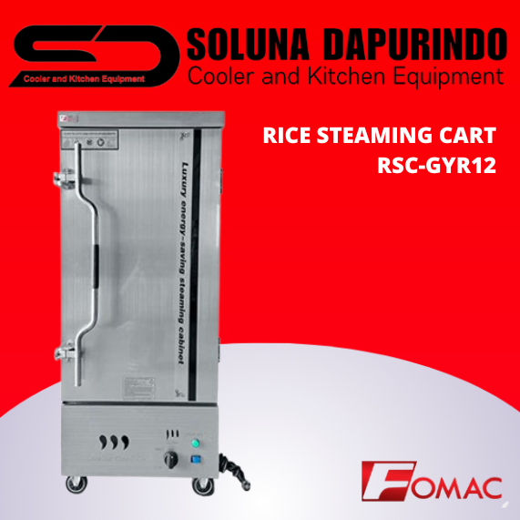 Jual FOMAC RICE STEAMING CART RSC-GYR12 / RSC GYR12 / RSC GYR12 ...