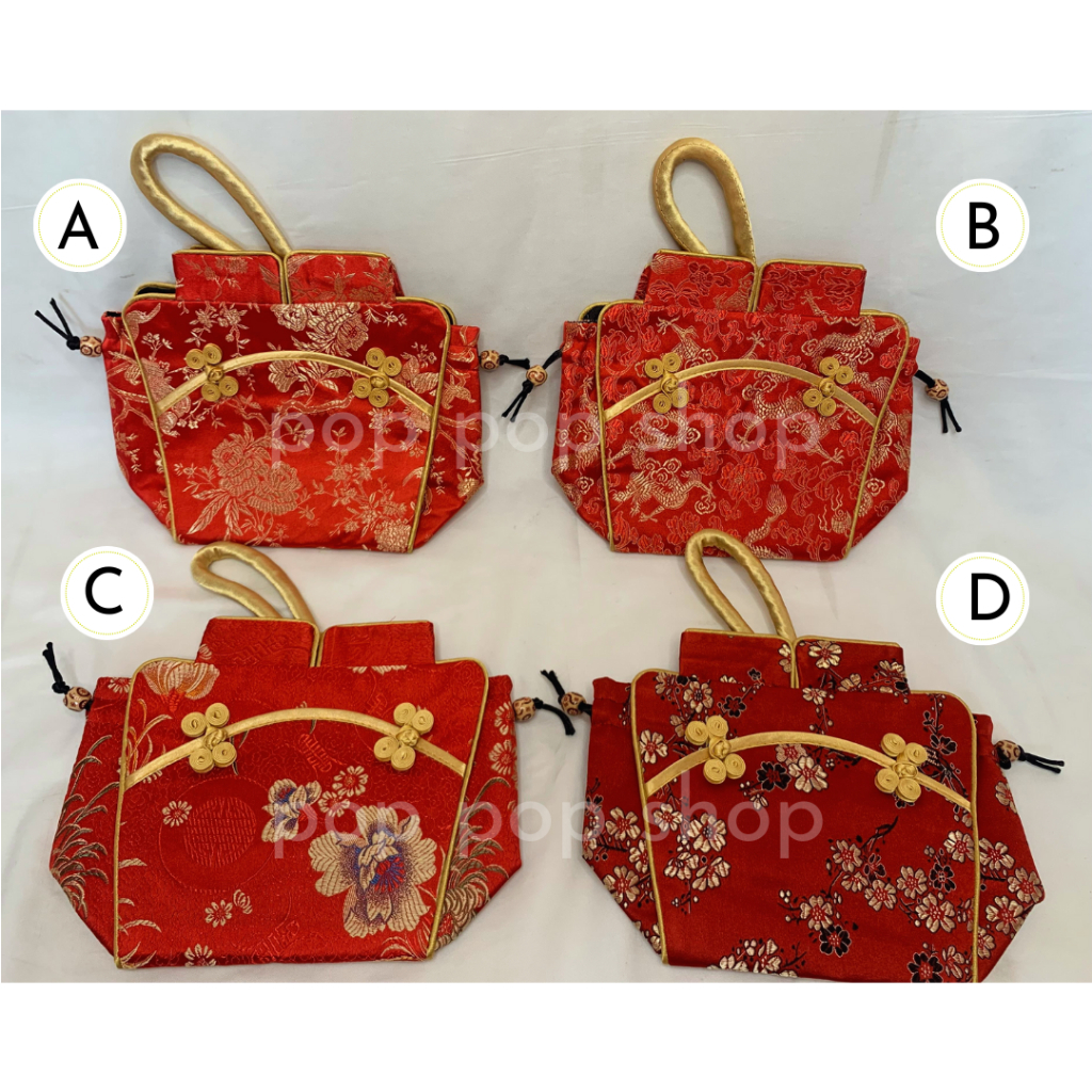 Jual Tas Imlek Shanghai Serut Angpao Fashion Qipao Pouch | Shopee Indonesia