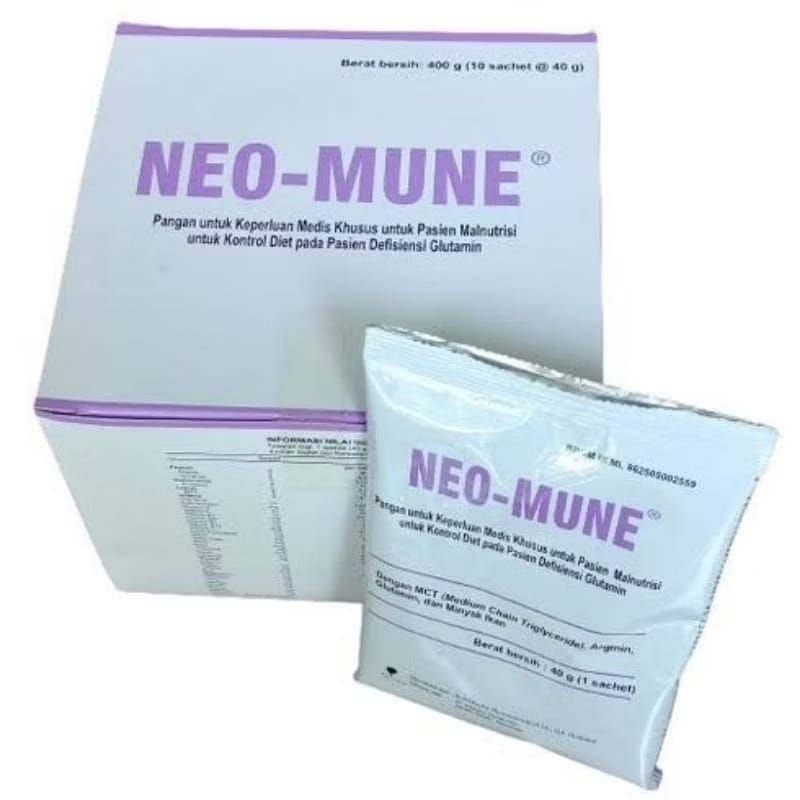 Jual NEO-MUNE exp 2026 ( susu untuk pasien kanker, bedah, luka dll ...
