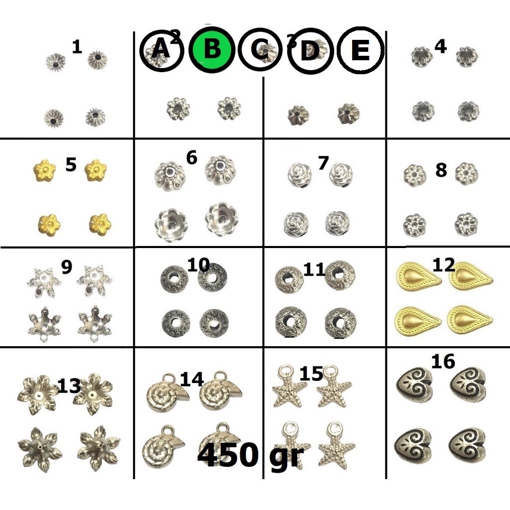 Jual Mote Manik Silver dan Gold Macam2 Model Type B Harga/450gr ...