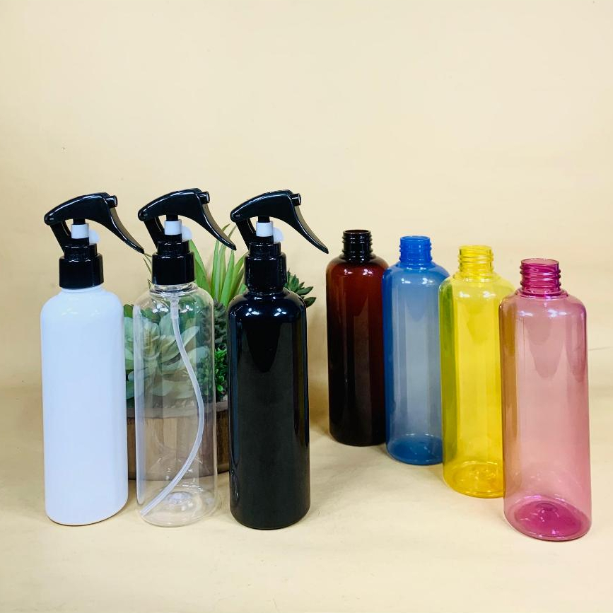 Jual Grade A / Anti Bocor Botol Pet 250 ML - Tutup Mini Triger Hitam / Botol Spray Mini Triger ...