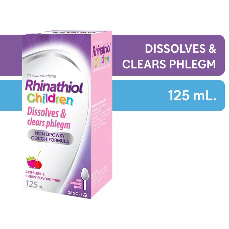 Jual Rhinathiol Children Dissolves & Clears Phlegm Syrup 125ml EXP2026 ...