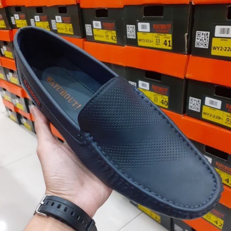 Jual Sepatu Mokasin Casual Watchout ️ Pria Terbaru 40- 44 (100% ...