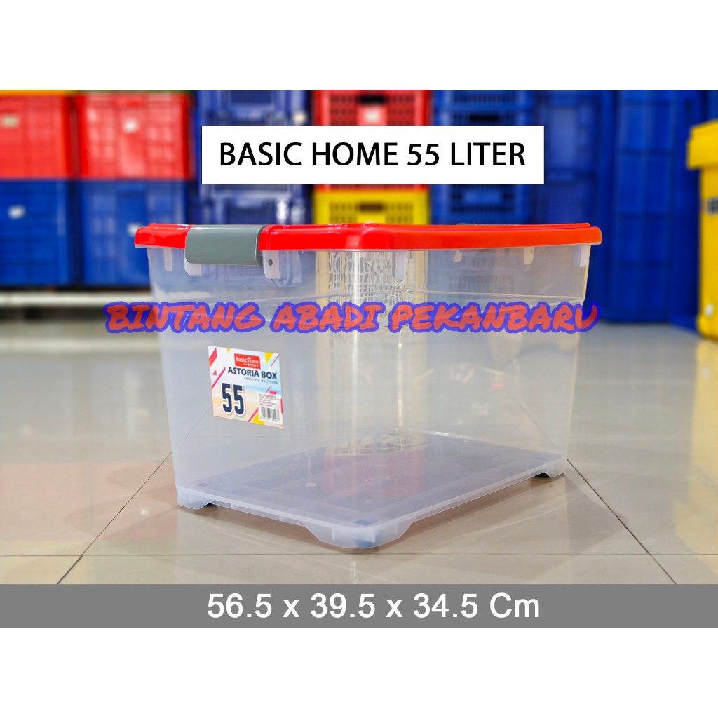 Jual CONTAINER BOX 55L ASTORIA BOX BVC - 3 BASIC HOME BY LION STAR ...