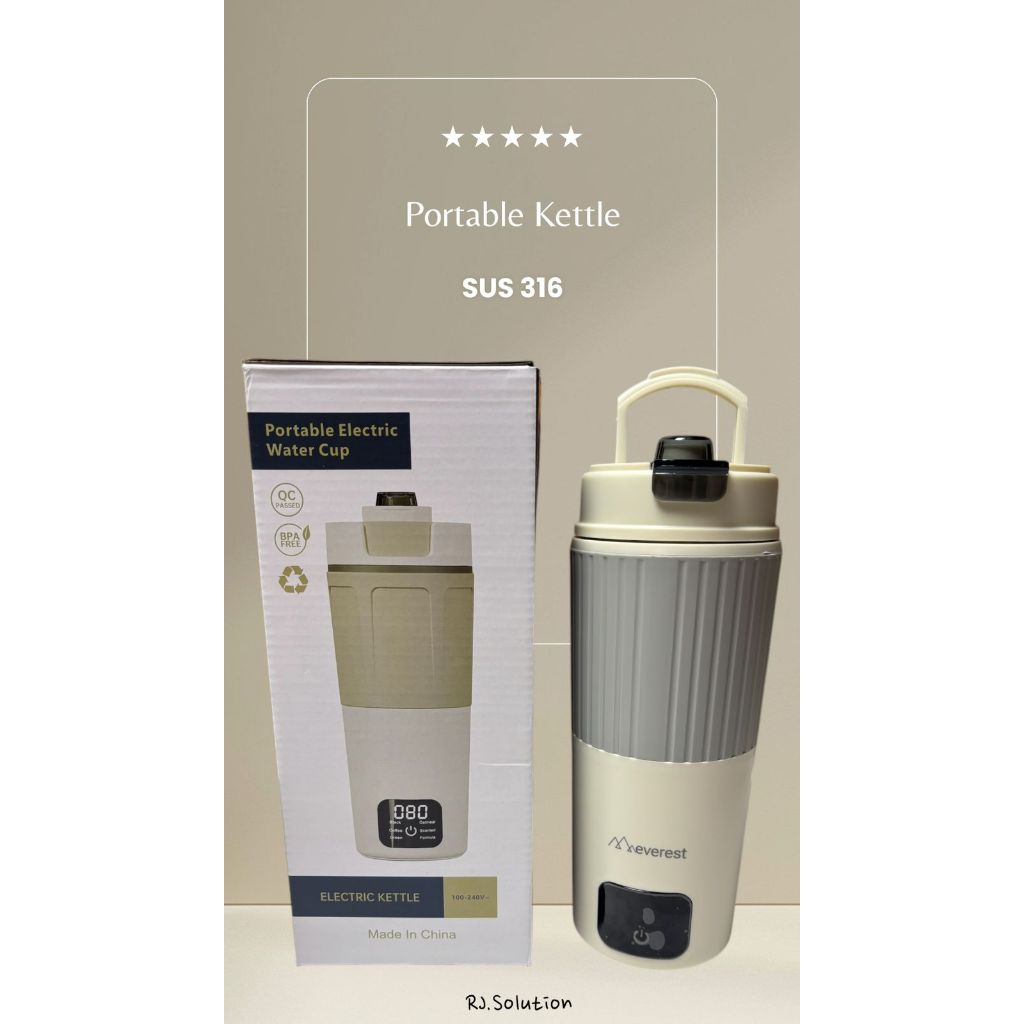 Jual Portable Kettle Everest Stainless Steel 316 / Teko Botol Minum ...