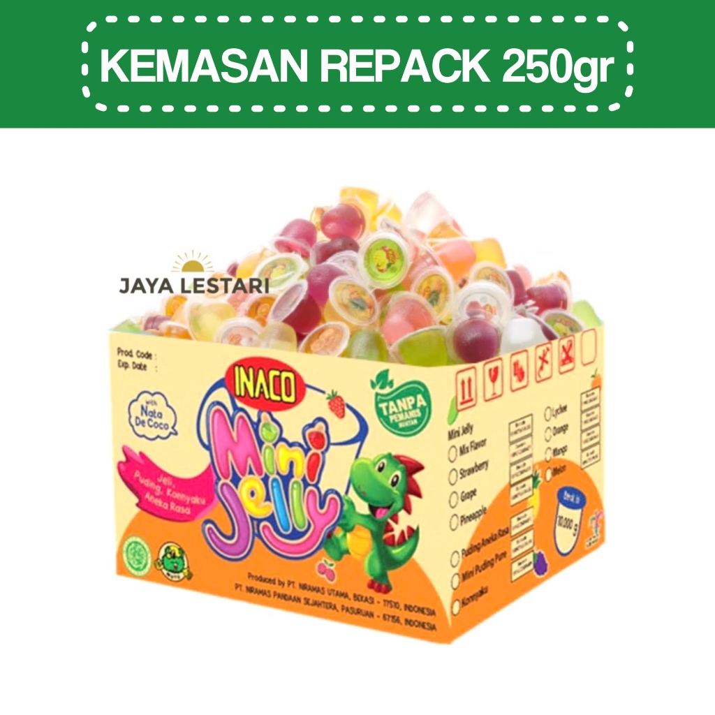 Jual Inaco Mini Jelly Mix Flavor (Repack 250g) | Shopee Indonesia