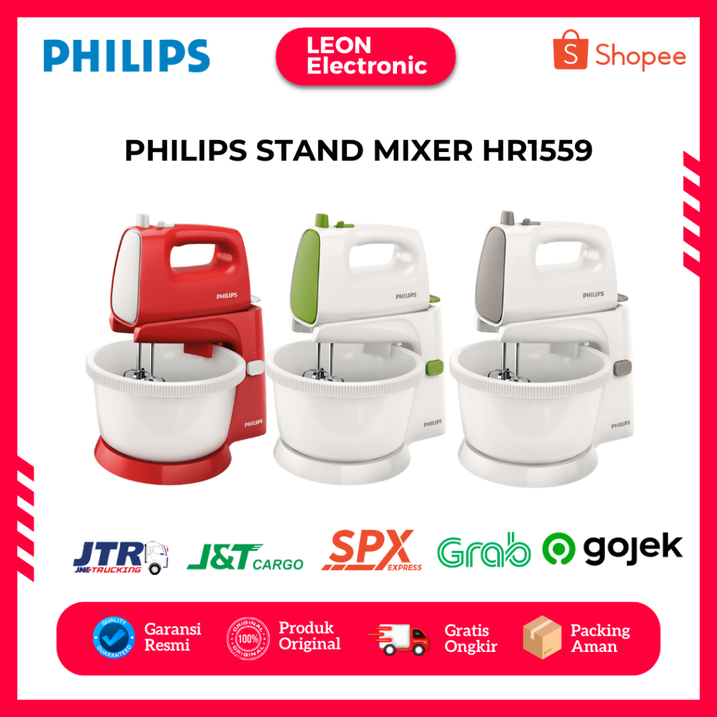 Jual STAND MIXER / HAND MIXER PHILIPS HR1559 / HR-1559 (170 WATT ...