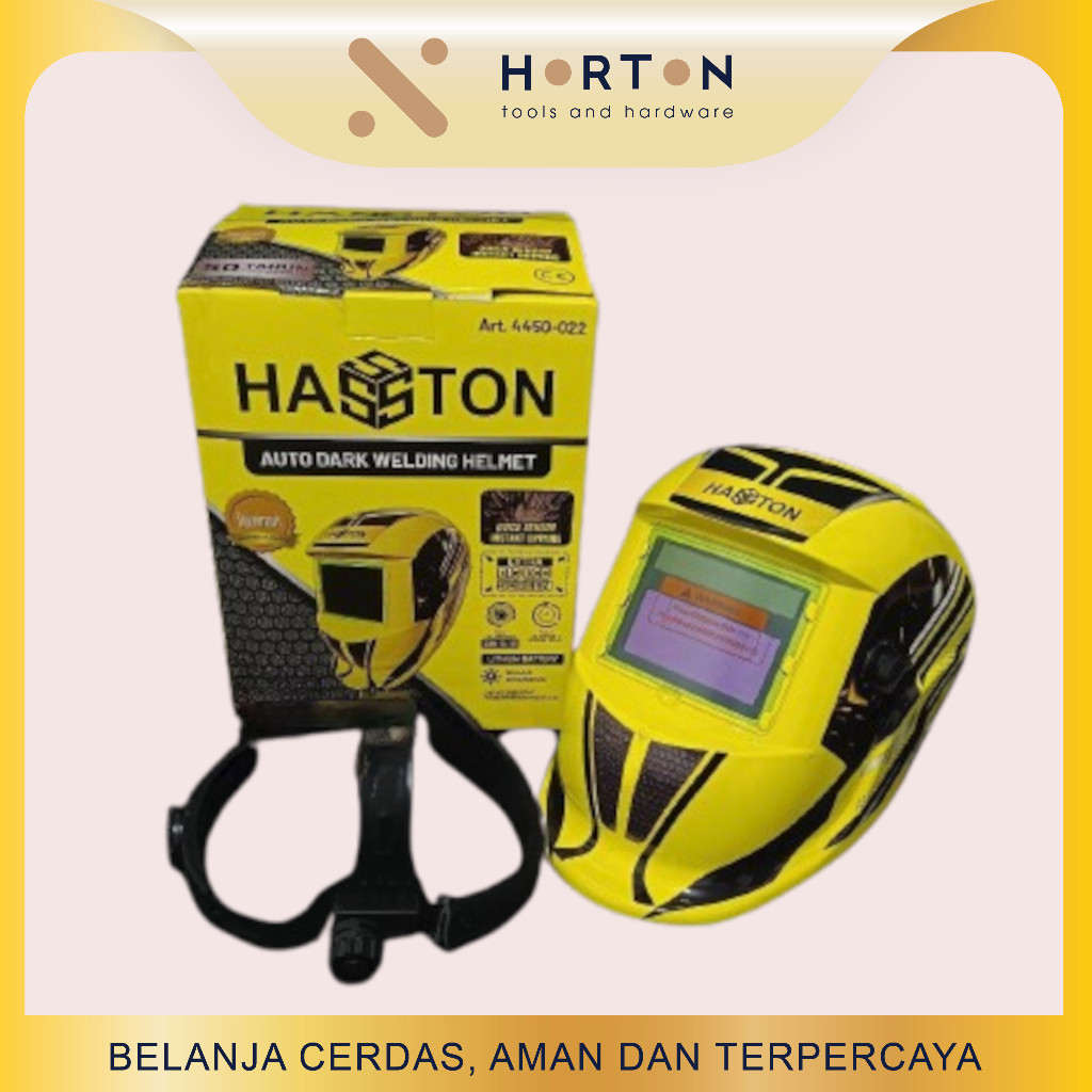 Jual HASSTON PROHEX Topeng Las Autodark / Welding Helmet Helm Las ...