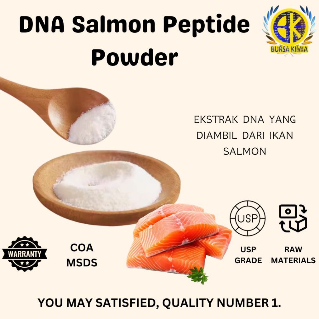 Jual Pure Salmon DNA Hydrolysate 1kg / DNA Salmon Peptide Powder ...