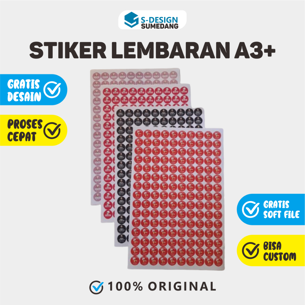 Jual STIKER / STICKER / LABEL / LEMBARAN / STIKER LEMBARAN / CETAK ...
