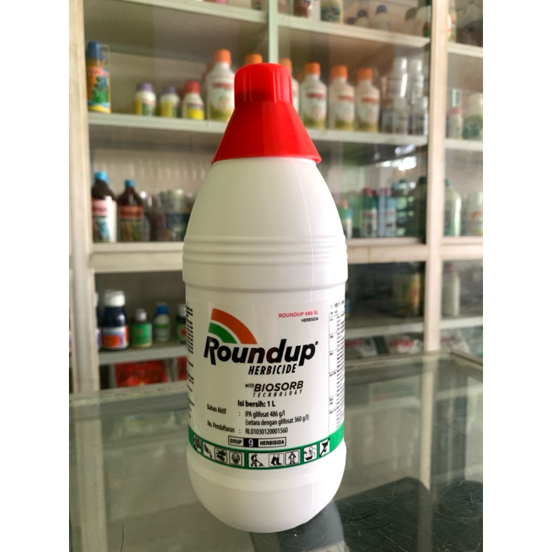Jual Roundup 486 SL Herbicide with Biosorb Technology ( 1 Liter ...