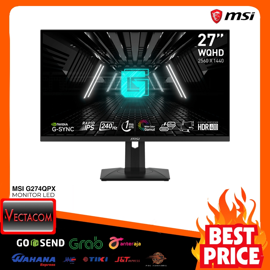 Jual Monitor MSI LED IPS G274QPX - WQHD 240Hz 27" Inch | Shopee Indonesia