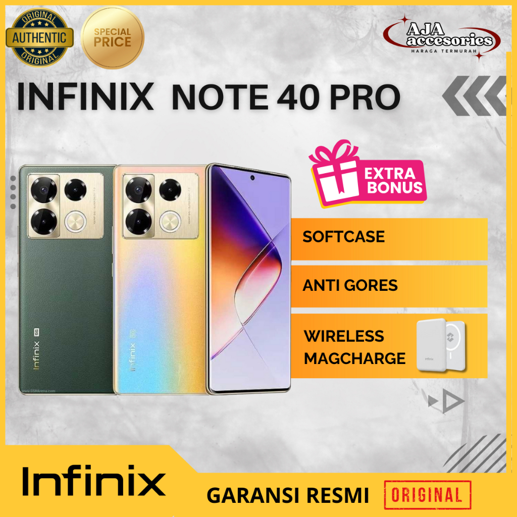 Jual Infinix Note 40 Pro 4G Ram 8/256GB Original Garansi Resmi Infinix ...