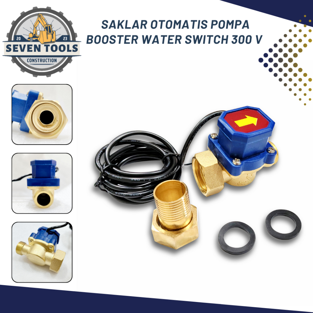 Jual [ST] Water Flow Switch 3/4" X 1/2" / Saklar Otomatis Pompa Booster ...