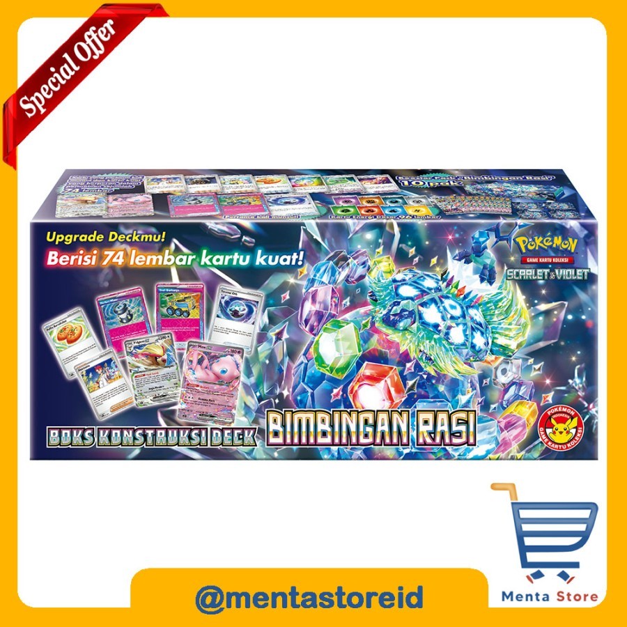 Jual Kartu Pokemon TCG Indonesia - Boks Konstruksi Deck Bimbingan Rasi svK - Box Upgrade Kartu ...