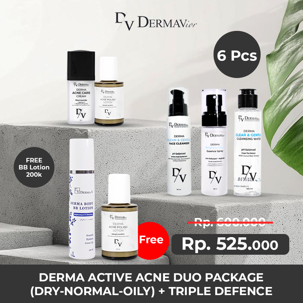 Jual Derma Acne Active Duo Package | Shopee Indonesia