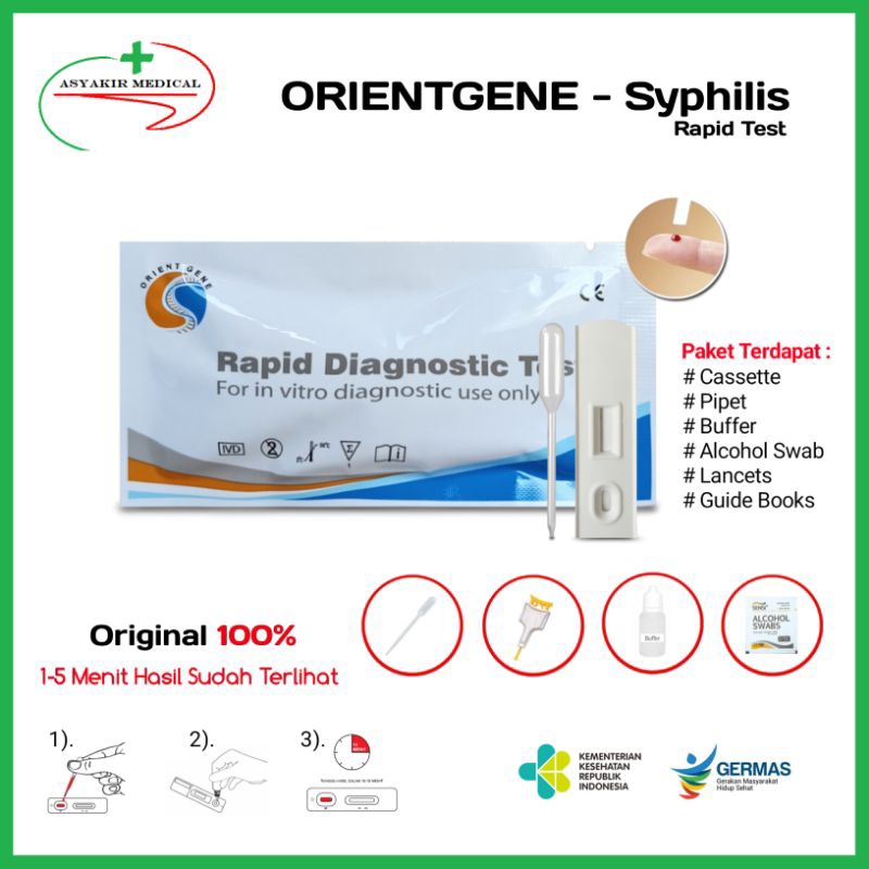 Jual Test Syphilis Mandiri - Alat Uji Sifilis 1 Set | Shopee Indonesia