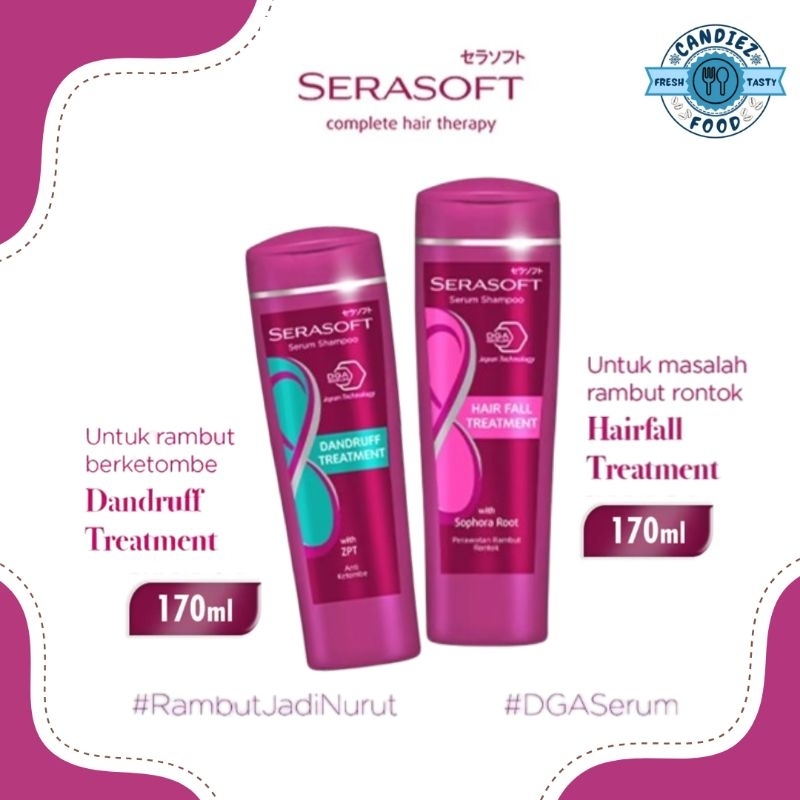 Jual Serasoft Shampoo 170ml | Hairfall Treatment | Dandruff Treatment ...
