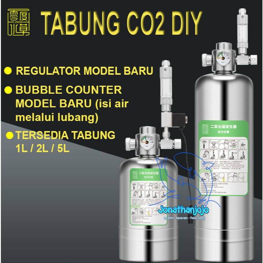 Jual Tabung 1L 2L 5L CO2 Diy Generator Kit Cisod Non Selenoid ...