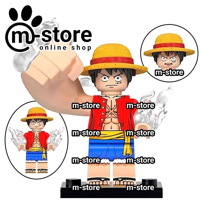Jual brick one piece luffy gear 3 giant hand mini toy figure | Shopee Indonesia