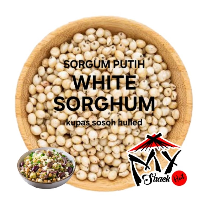 Jual BIJI SORGUM PUTIH 250GR WHITE SORGHUM SHORGUM BERAS SEHAT JUWAR ...
