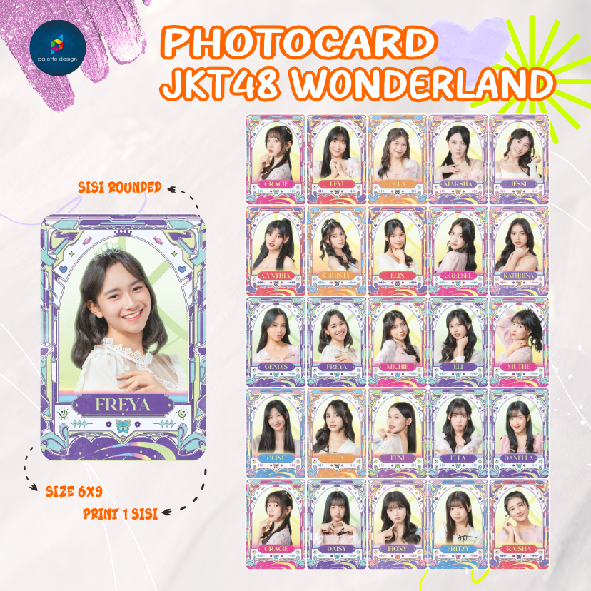 Jual (Free Sticker) Photocard JKT48 WONDERLAND Viral isi 25pcs | Shopee Indonesia