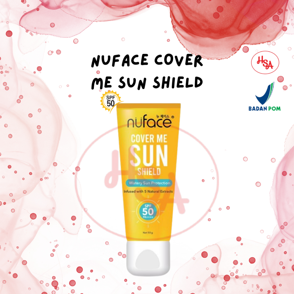 Jual Nuface Sunscreen Cover Me Sun Shield SPF 50 PA++++ / Sunblock ...