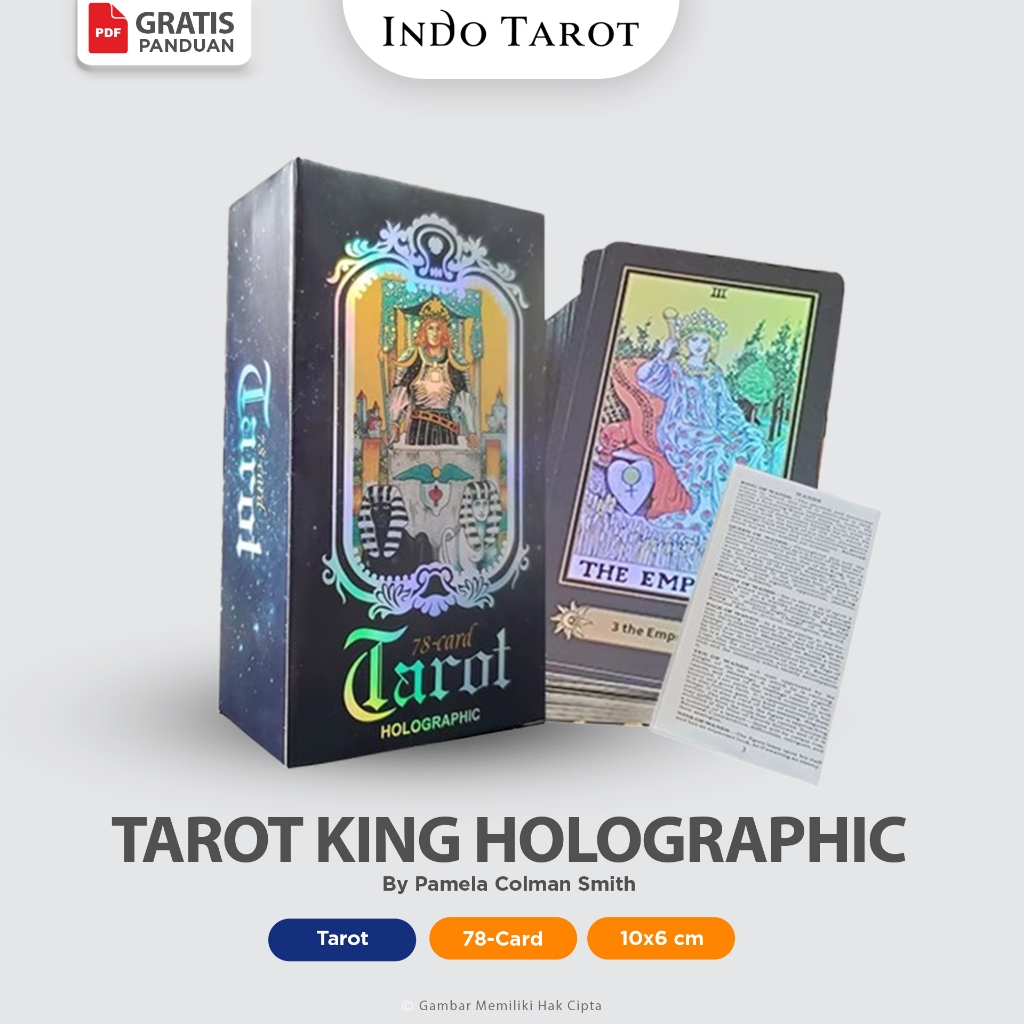Jual Kartu Tarot Holographic King Tarot Reading - Indo Tarot | Shopee ...