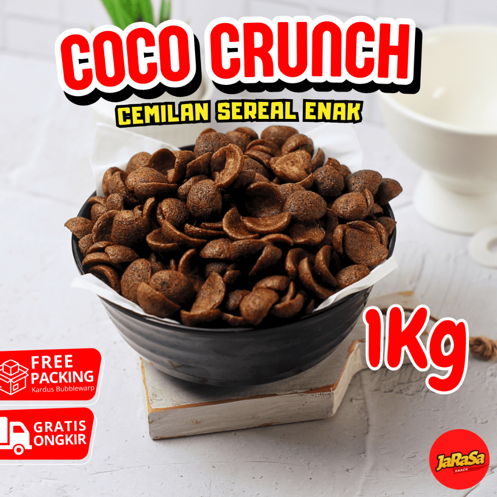 Jual COCO CRUNCH CHOCOCHIPS 1KG COKLAT SEREAL CEMILAN SNACK | Shopee Indonesia