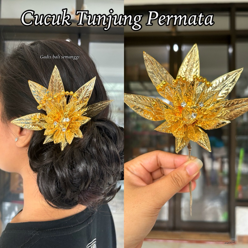 Jual cucuk tunjung permata/ bunga sanggul/ semanggi emas | Shopee Indonesia