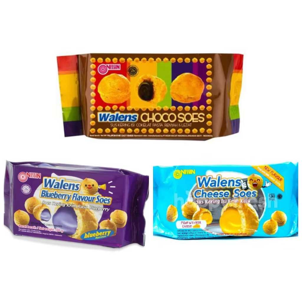 Jual NISSIN WALENS CHOCO SOES 100G | Shopee Indonesia