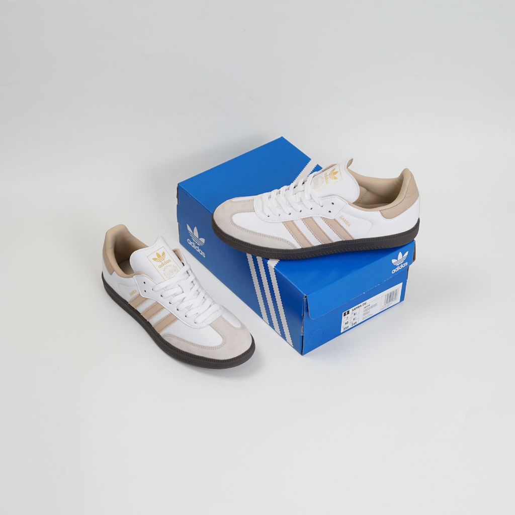 Jual Sepatu Sneaker Samba OG White Beige Gum Wmns | Shopee Indonesia