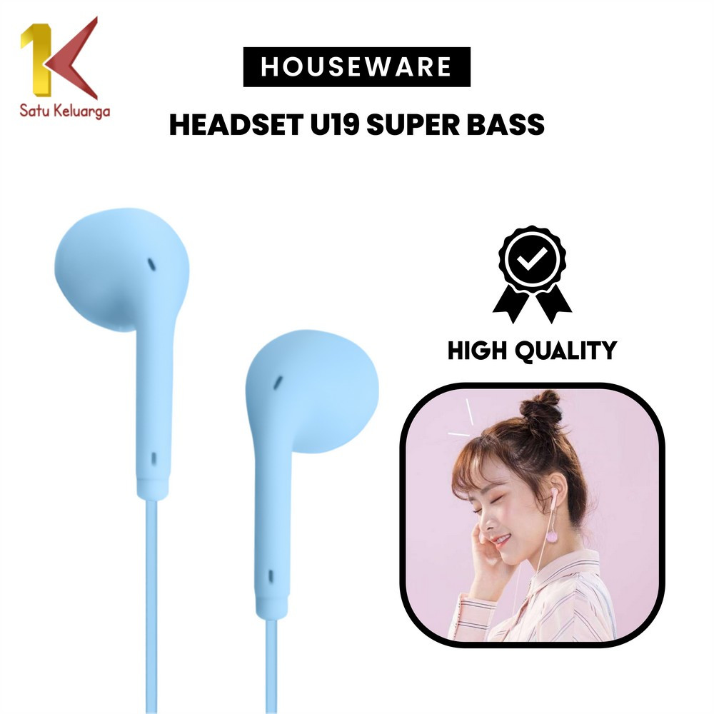 Jual 1K Headset Kabel Colorfull Full Bass C394 Headset U19 Super Bass ...